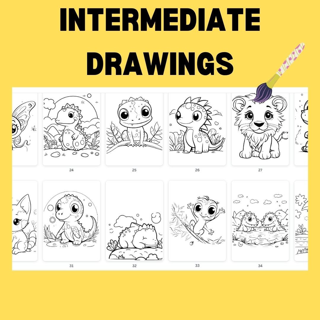 100 Coloring Pages for Kids Toddles Preschoolers Beginners ...