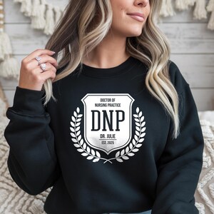 DNP Sweatshirt, Personalized Doctor of Nursing Practice Sweatshirt, DNP ...