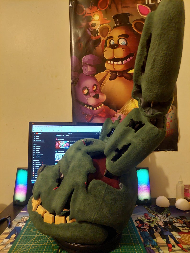 Springtrap Cosplay Head - Etsy