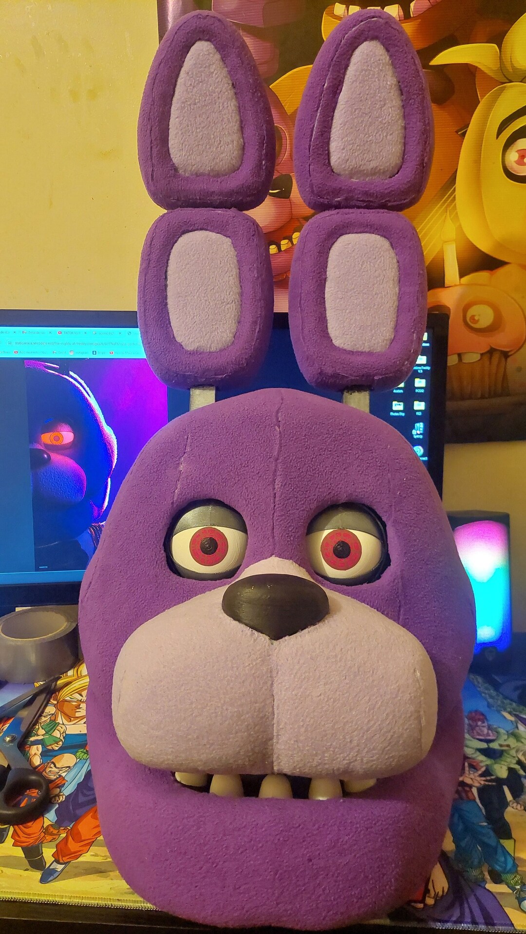 Bonnie Cosplay Head movie Version - Etsy
