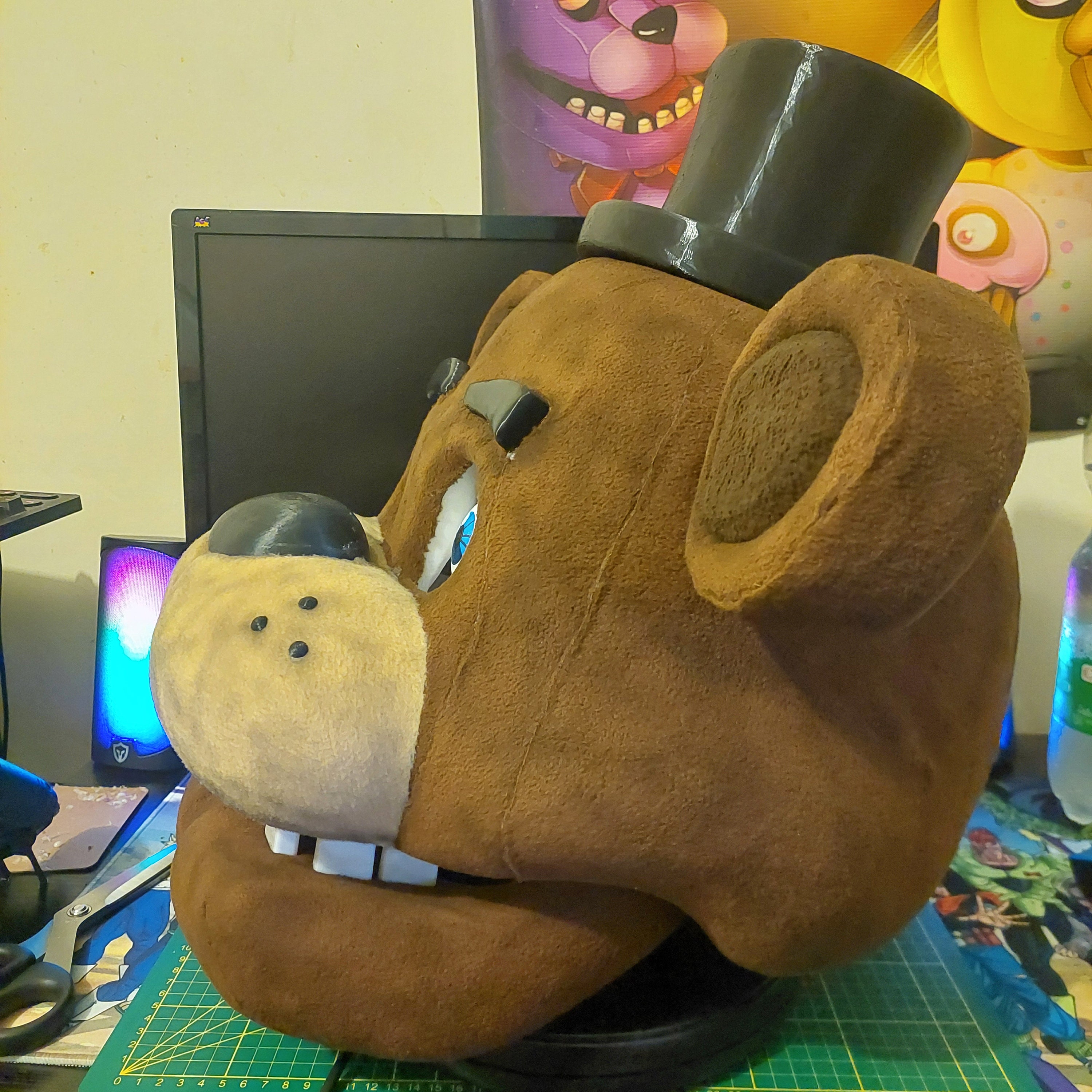 Freddy Fazbear Cosplay Head - Etsy