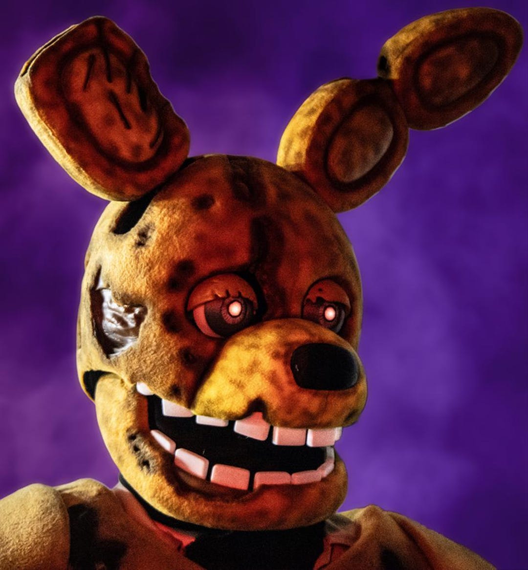 Yellow Rabbit Cosplay Head (FNAF Movie Version) - Etsy