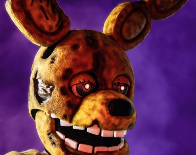 FNAF Movie Yellow Rabbit Cosplay Head Replica - Etsy
