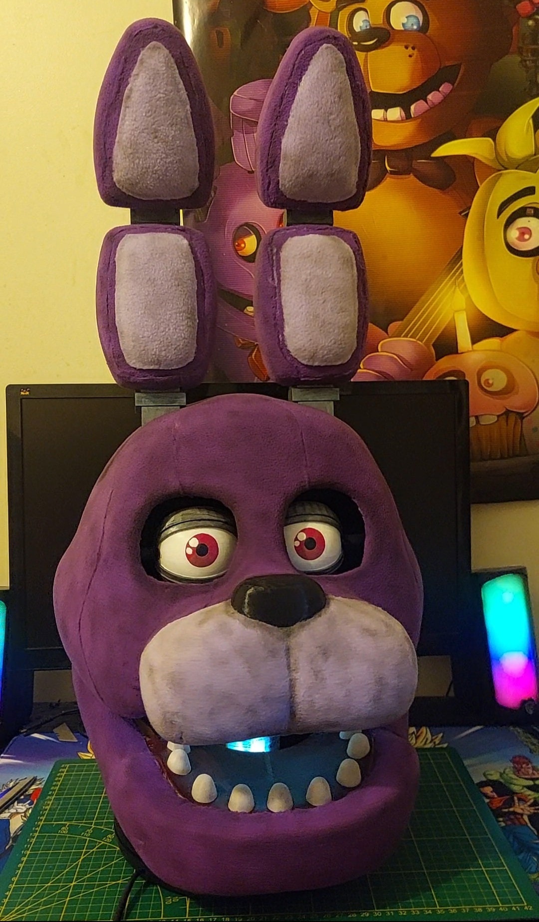 Bonnie Cosplay Head game Version - Etsy