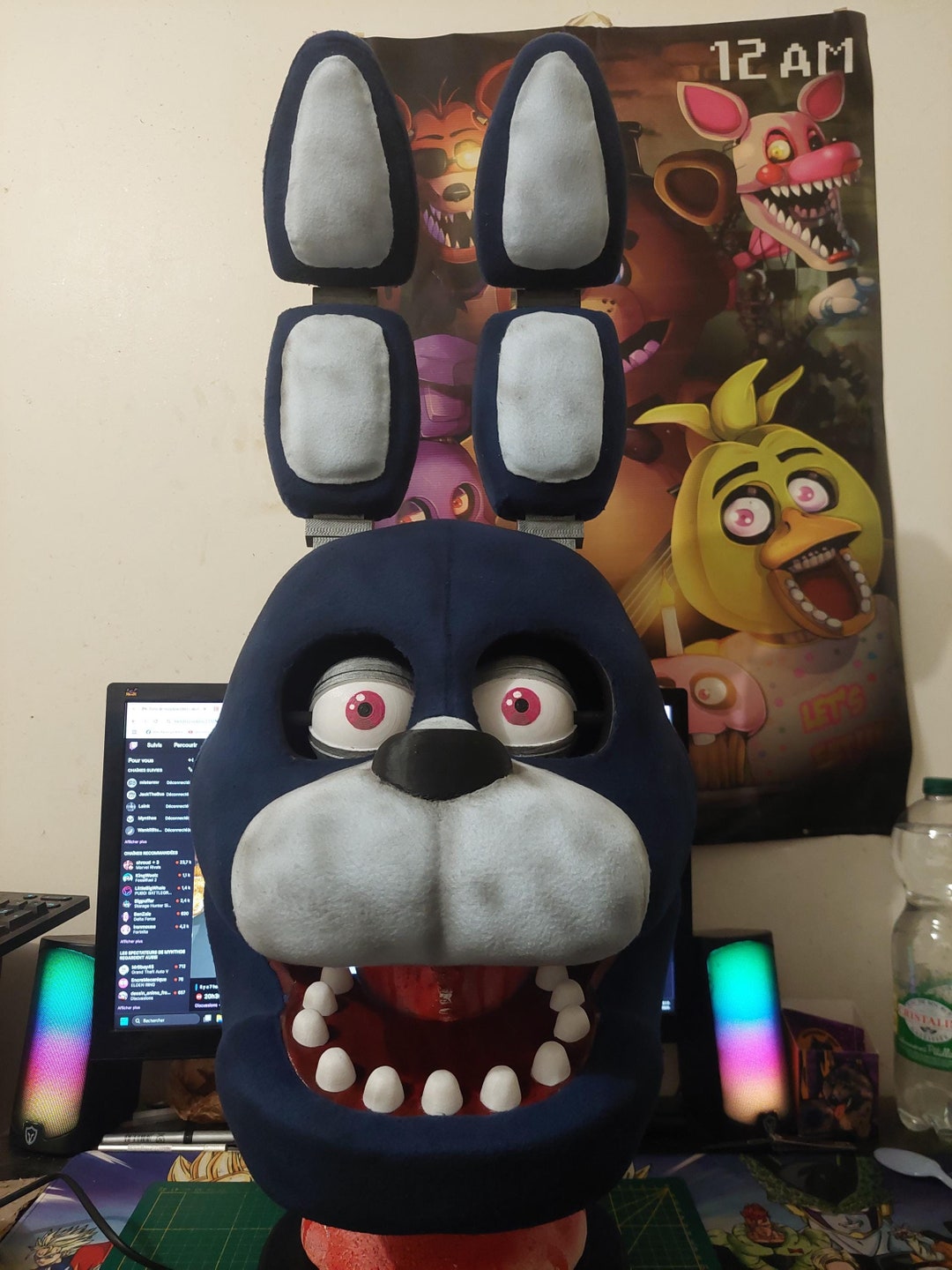 Bonnie Cosplay Head (game Version Blue Variant) - Etsy