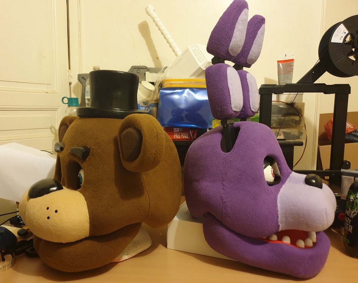 Freddy Fazbear Cosplay Head - Etsy Australia