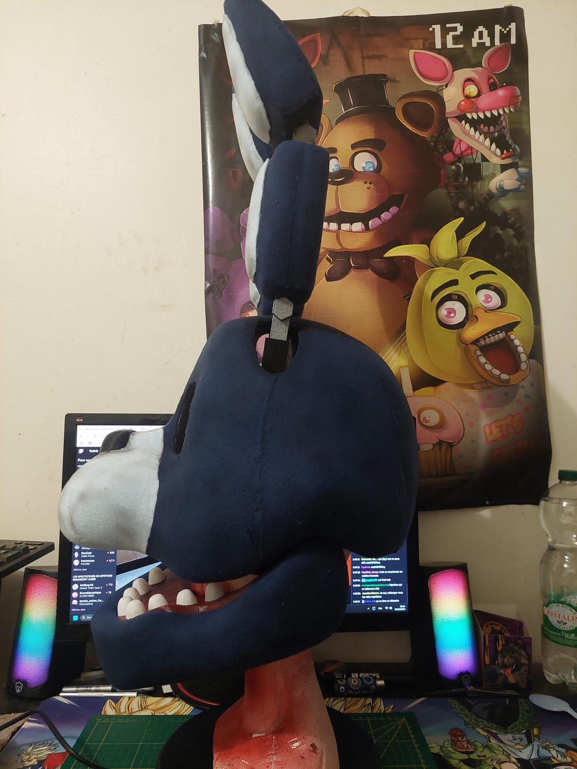 Bonnie Cosplay Head (game Version Blue Variant) - Etsy