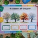 4 Seasons Matching Game, Montessori Printable Preschool, Morning Time ...