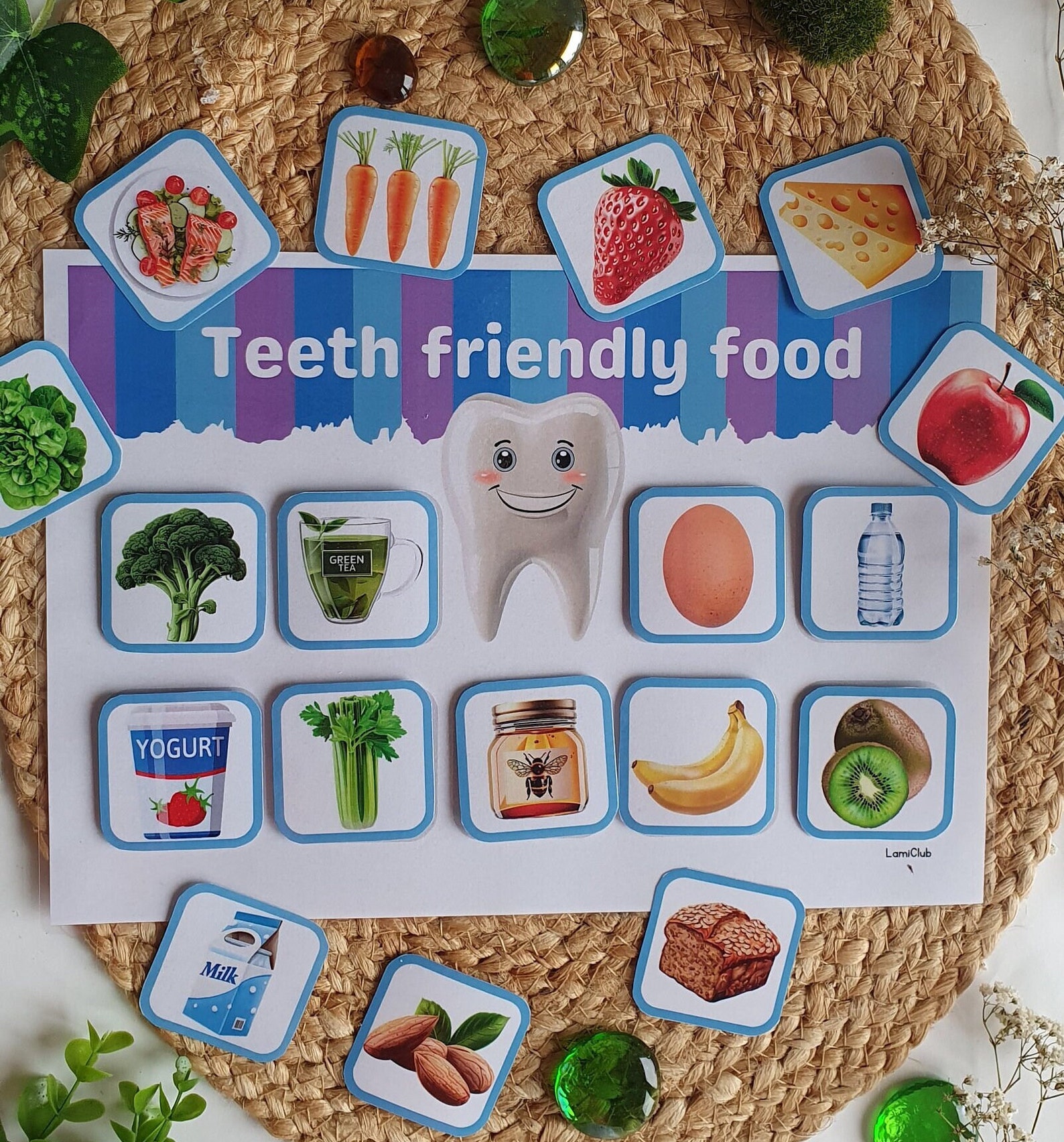 Dental Health Brusching Teeth Game, Sad and Happy Tooth, Sorting ...