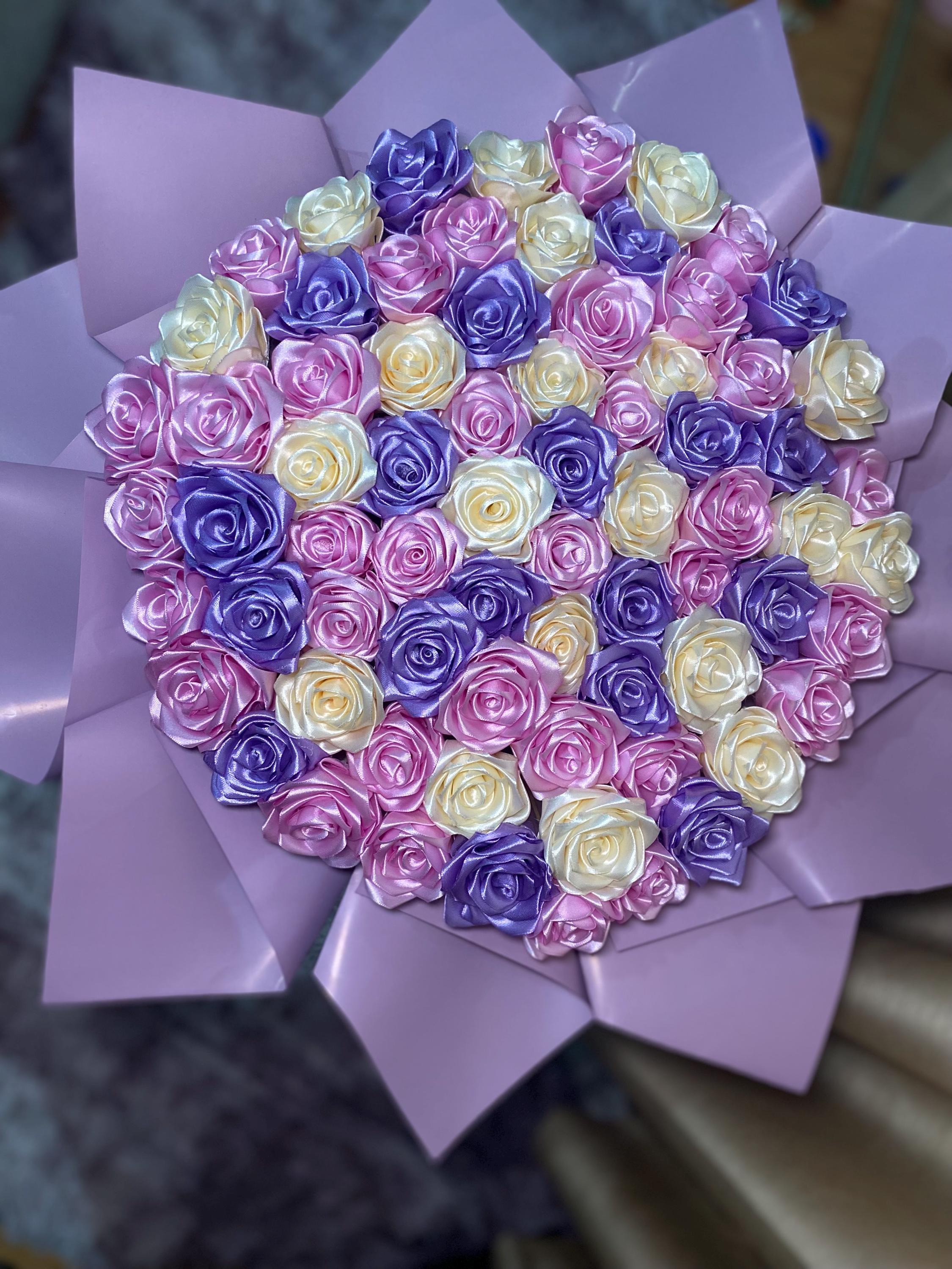 70 Roses Forever Lasting Bouquet - Etsy