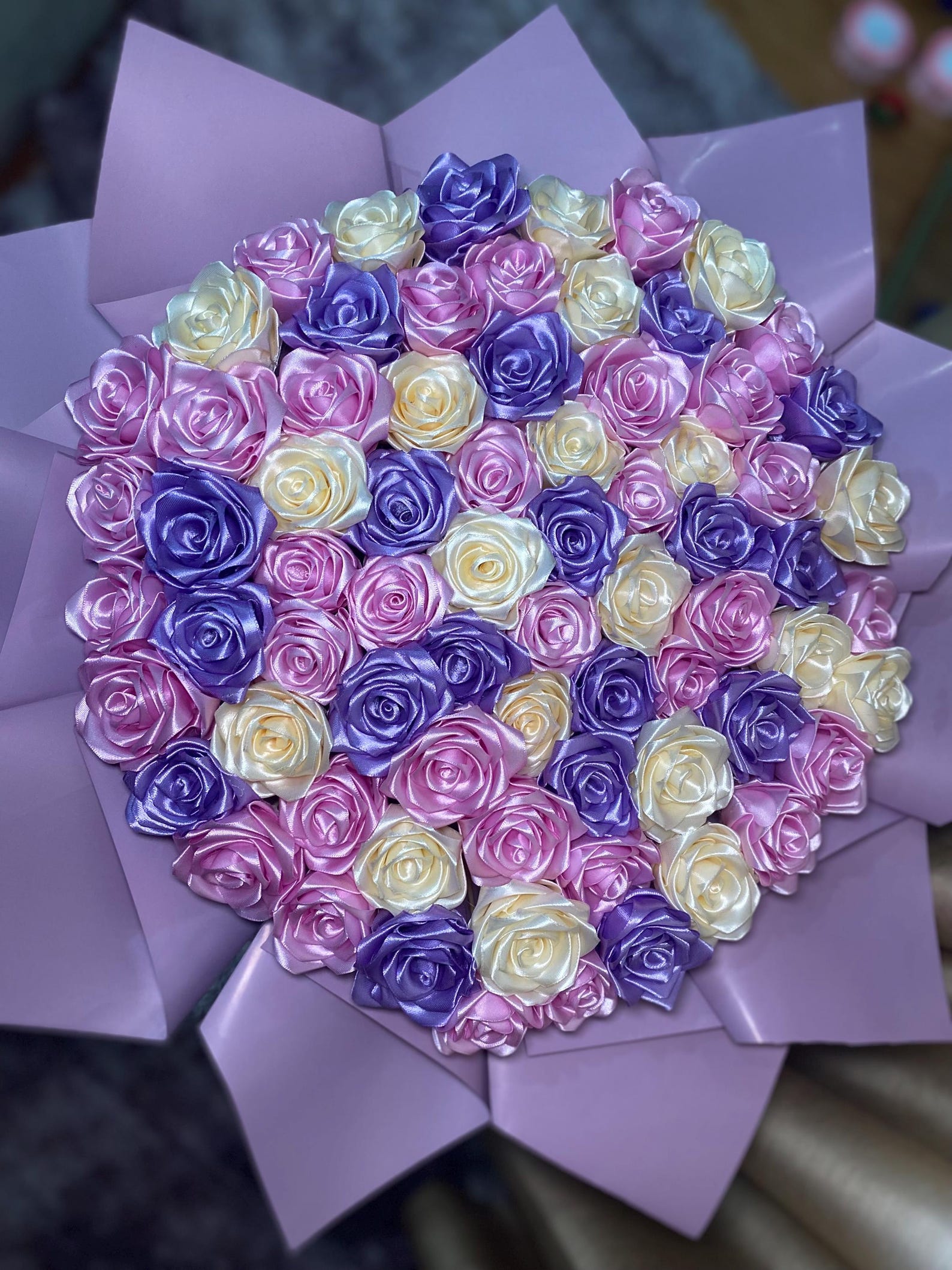 70 Roses Forever Lasting Bouquet - Etsy