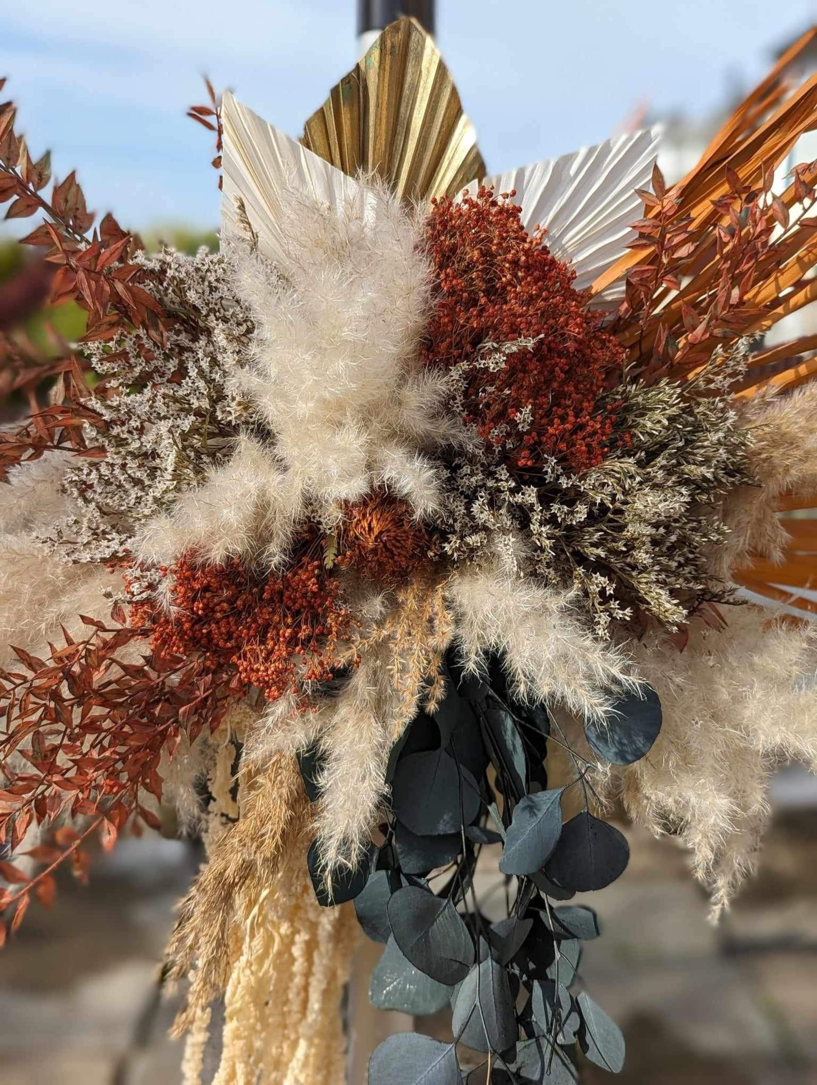 Abstract Pampas Cloud, Pampas Cloud Wall Piece, Pampas Salon Decor ...