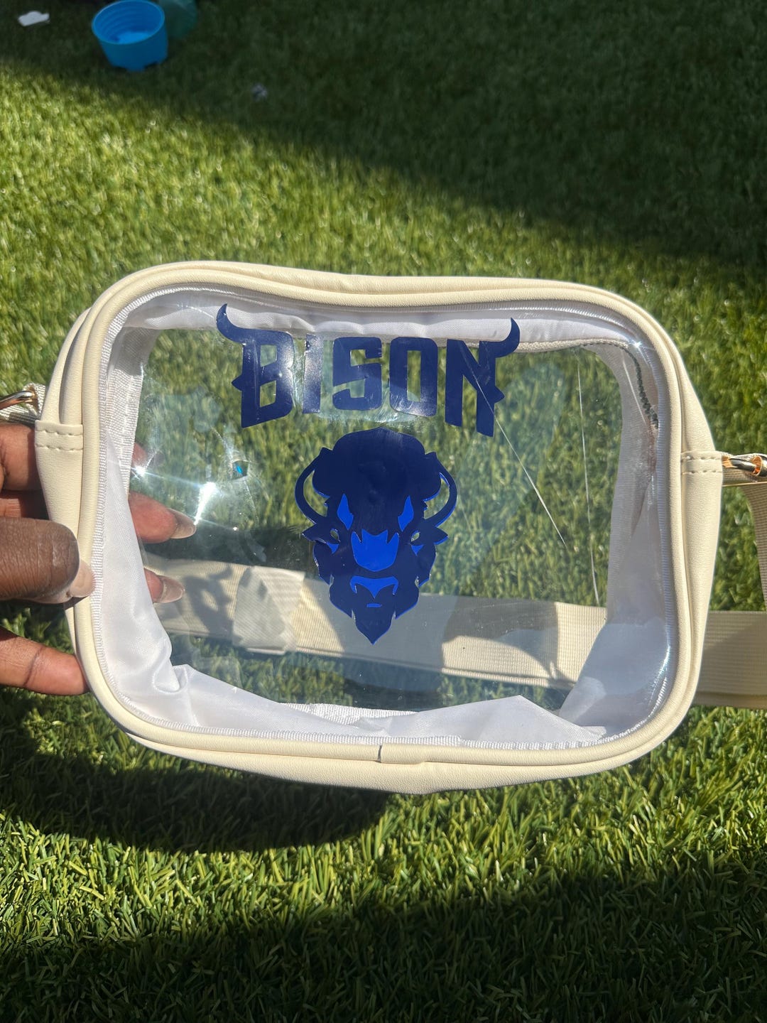Howard Bison Clear Stadium Bag: Team Spirit Crossbody Purse - Etsy