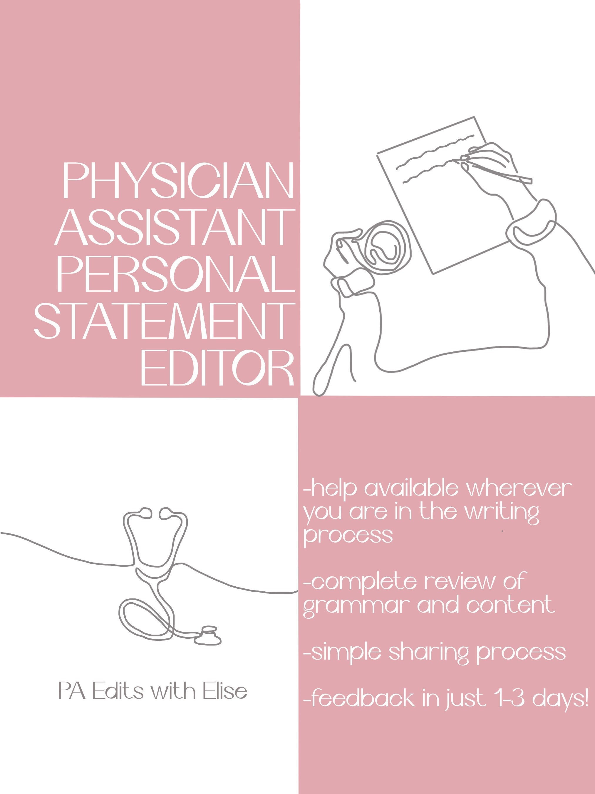 Pre-pa Personal Statement Editing | CASPA Personal Statement Review ...