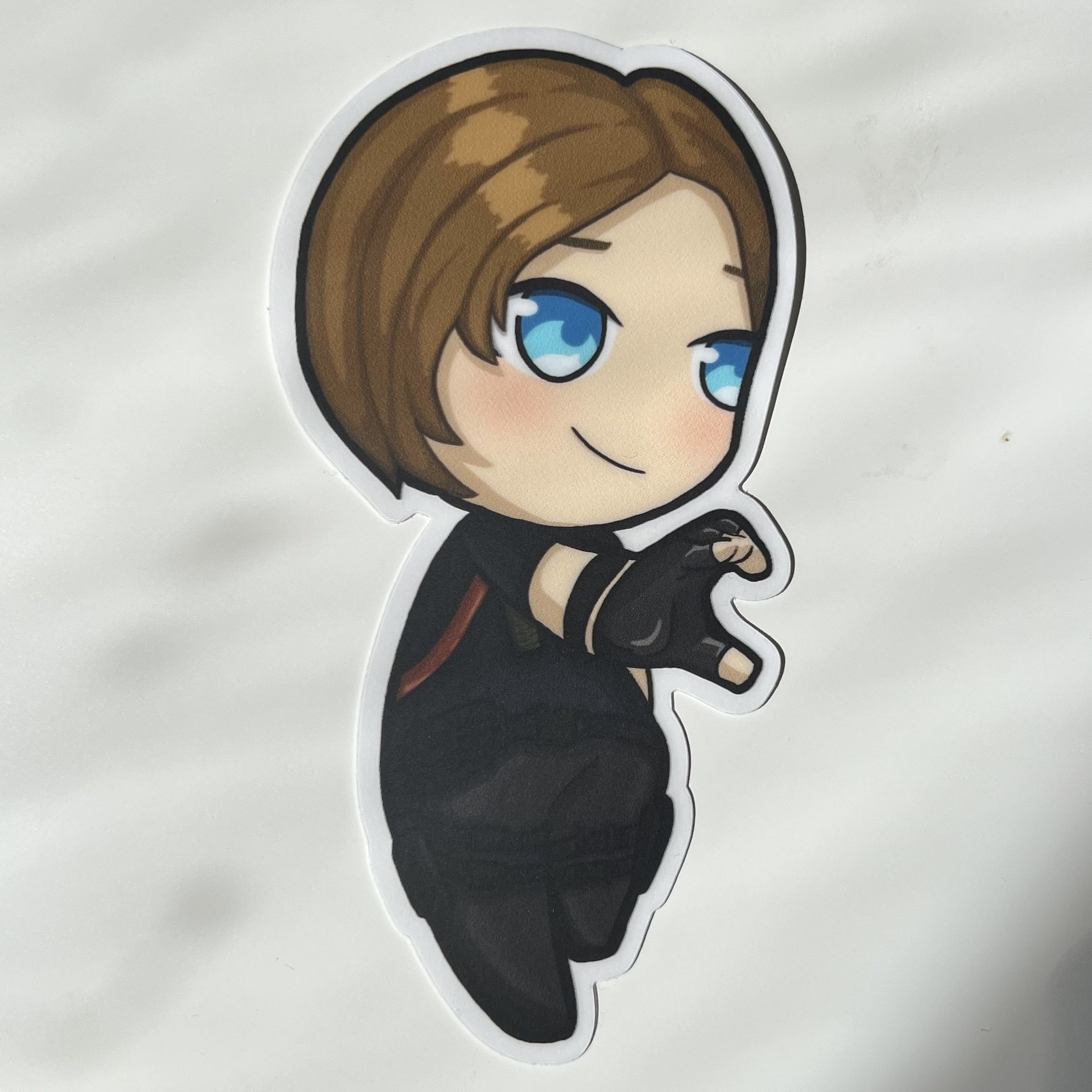 Leon Kennedy & Ada Wong | Chibi HEART Sticker | Resident Evil - Etsy