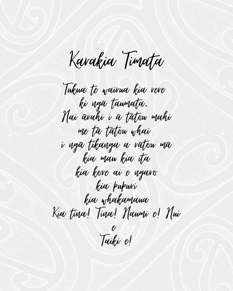 Custom Karakia Request - A3 Size - Etsy