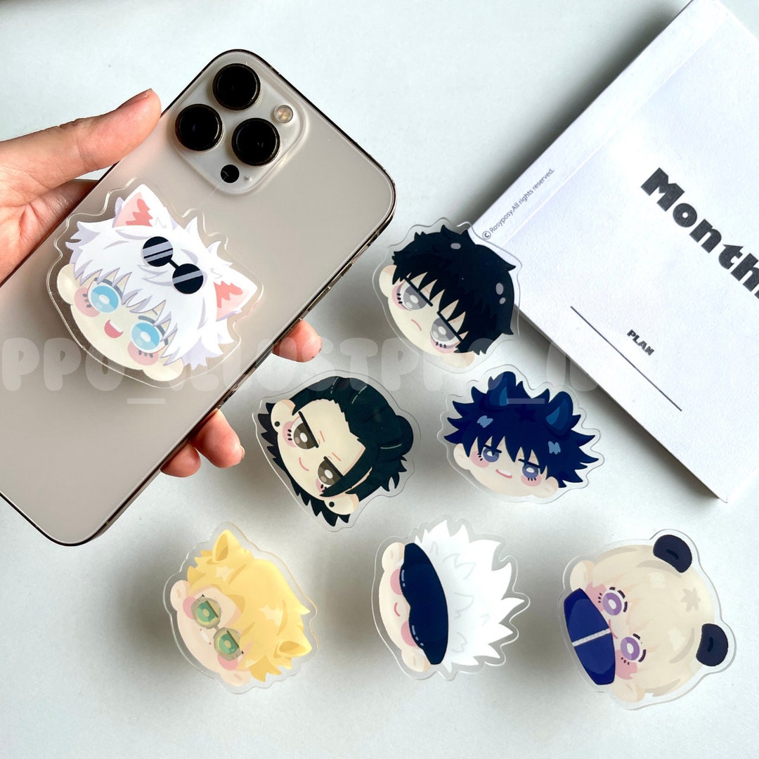 JJK Phone Grips / Acrylic Grips / Griptok Holder Anime Inspired - Etsy