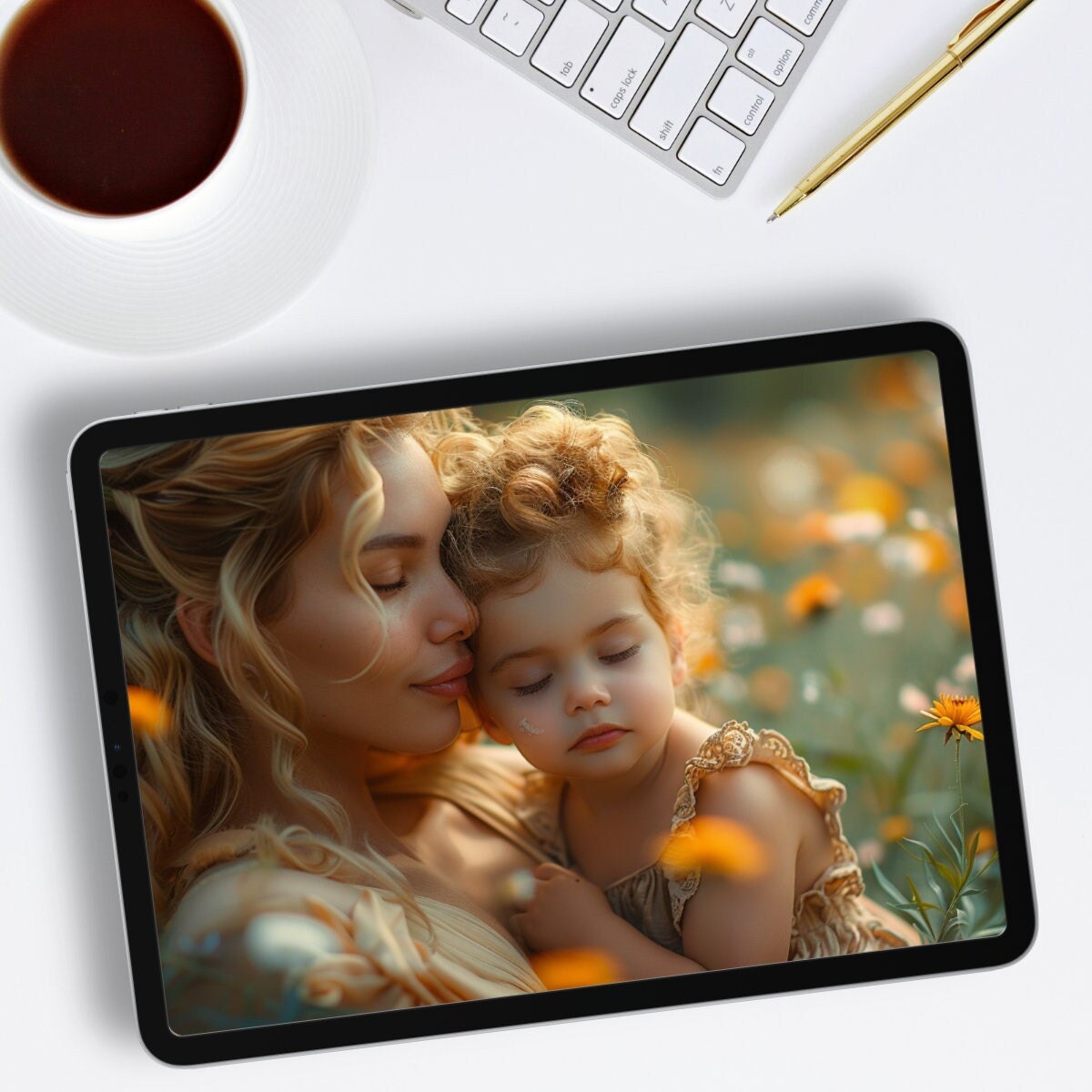 Mother's Day-best Mom Desktop Wallpaper Landscape Digital Wallpaper ...