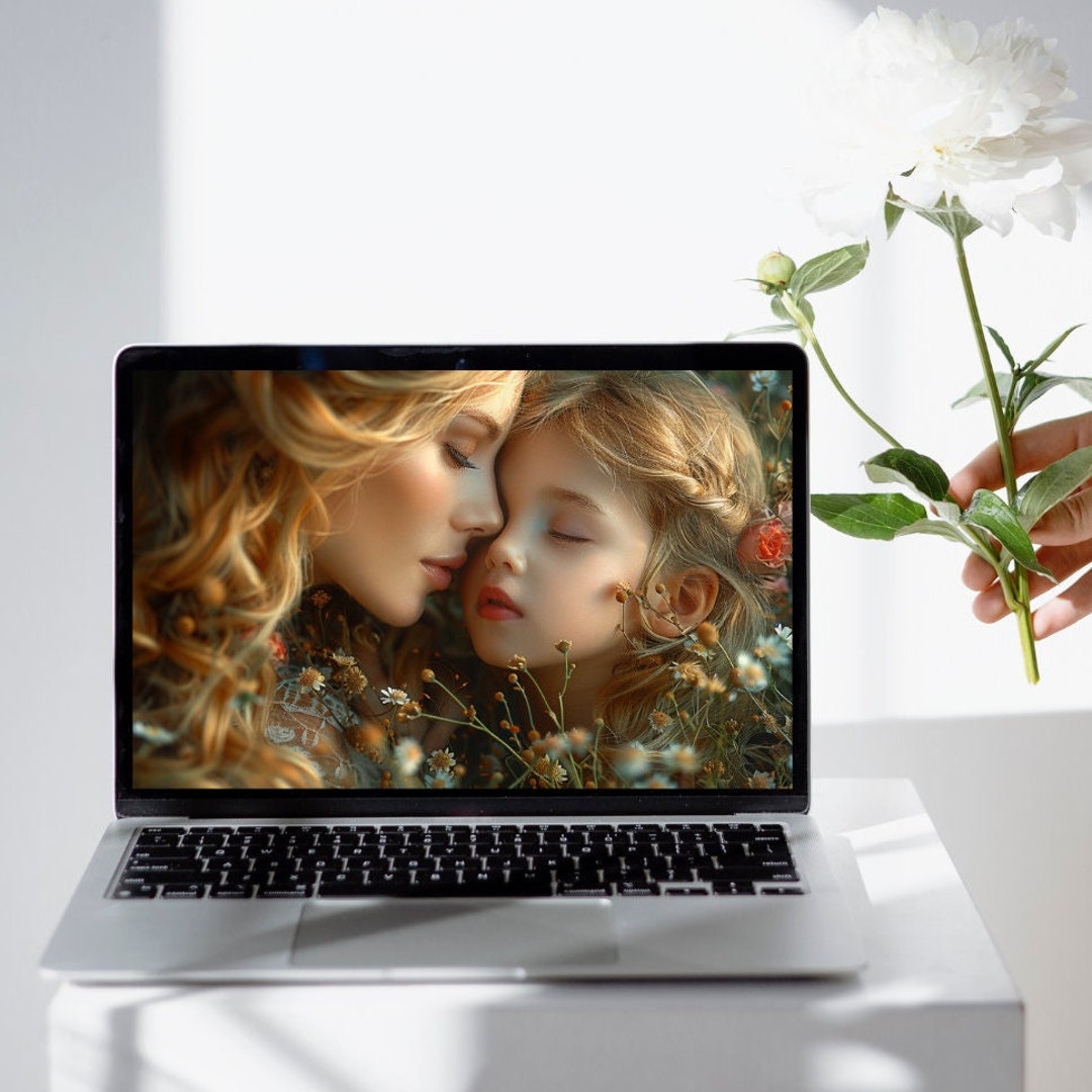 Mother's Day-best Mom Desktop Wallpaper Landscape Digital Wallpaper ...