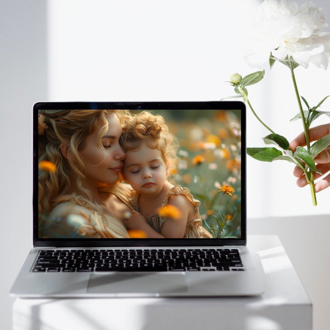 Mother's Day-best Mom Desktop Wallpaper Landscape Digital Wallpaper ...