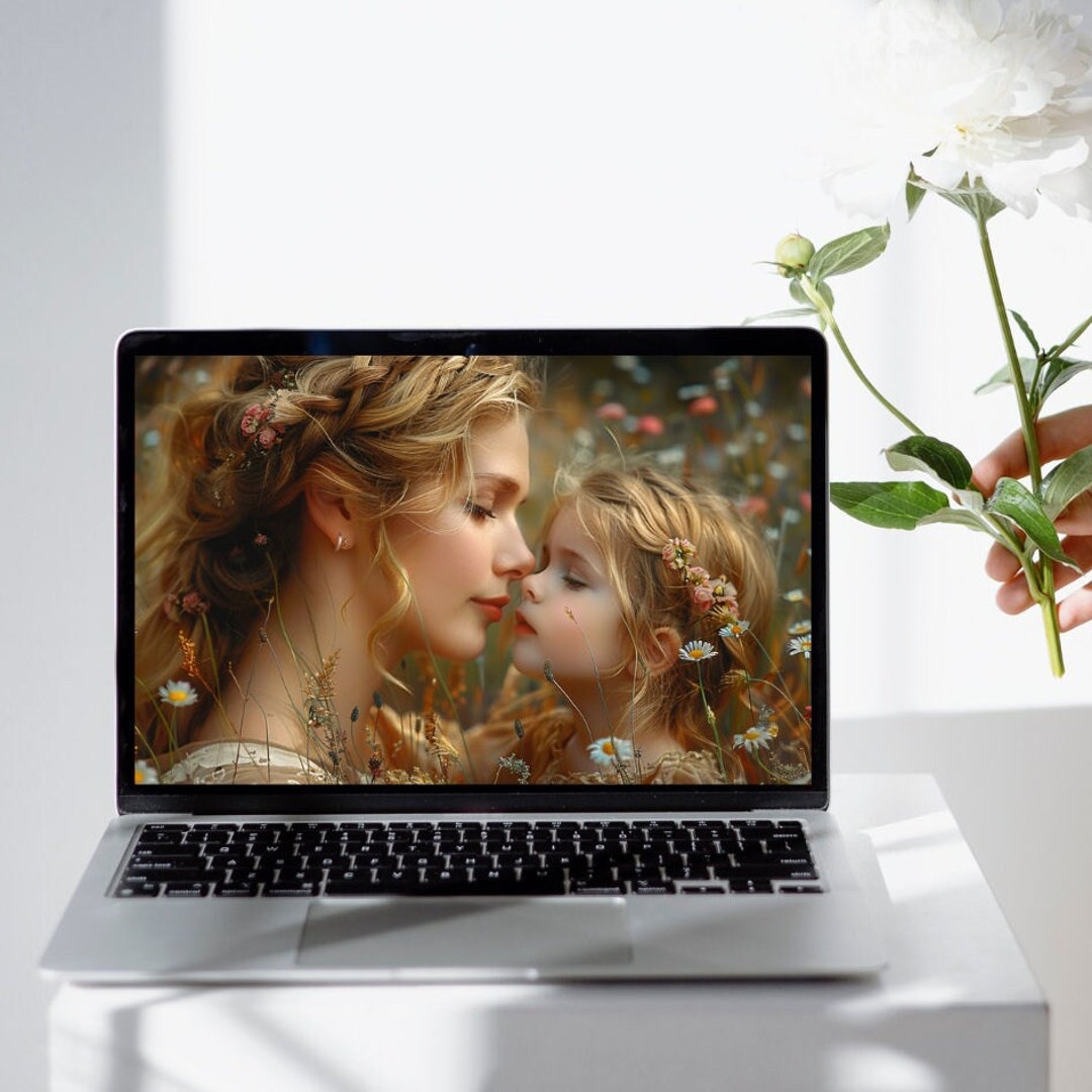 Mother's Day-best Mom Desktop Wallpaper Landscape Digital Wallpaper ...