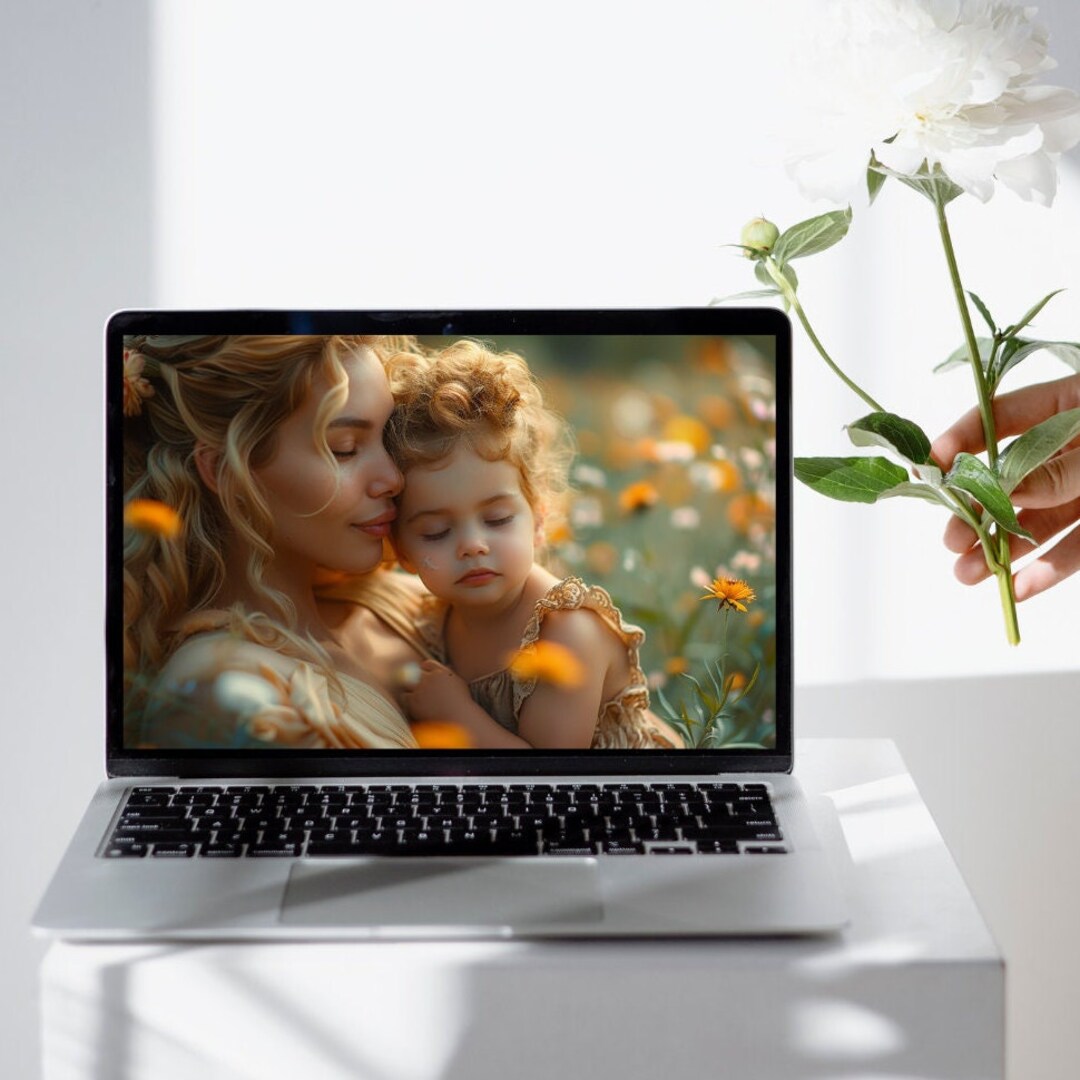 Mother's Day-best Mom Desktop Wallpaper Landscape Digital Wallpaper ...
