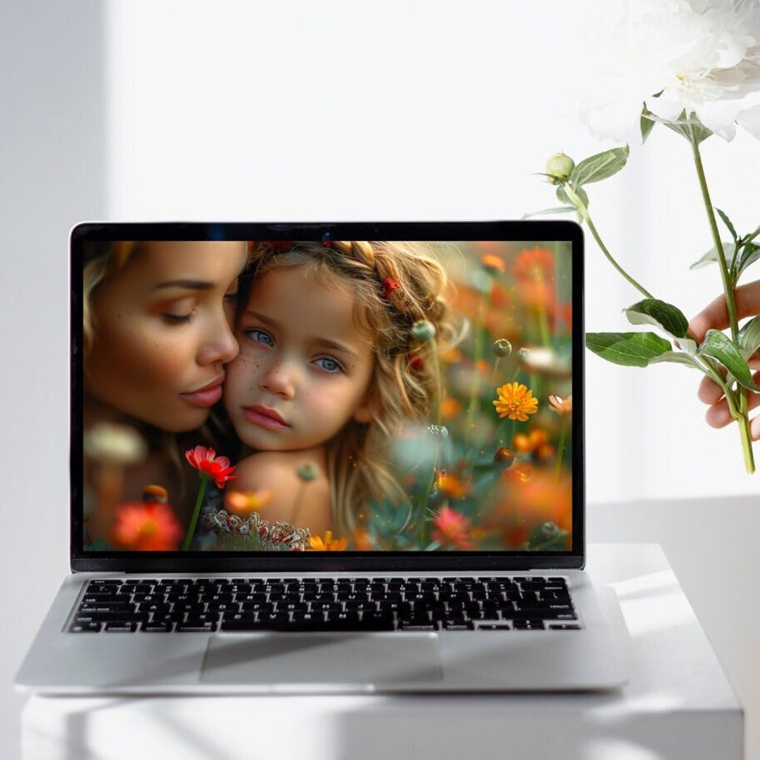 Mother's Day-best Mom Desktop Wallpaper Landscape Digital Wallpaper ...