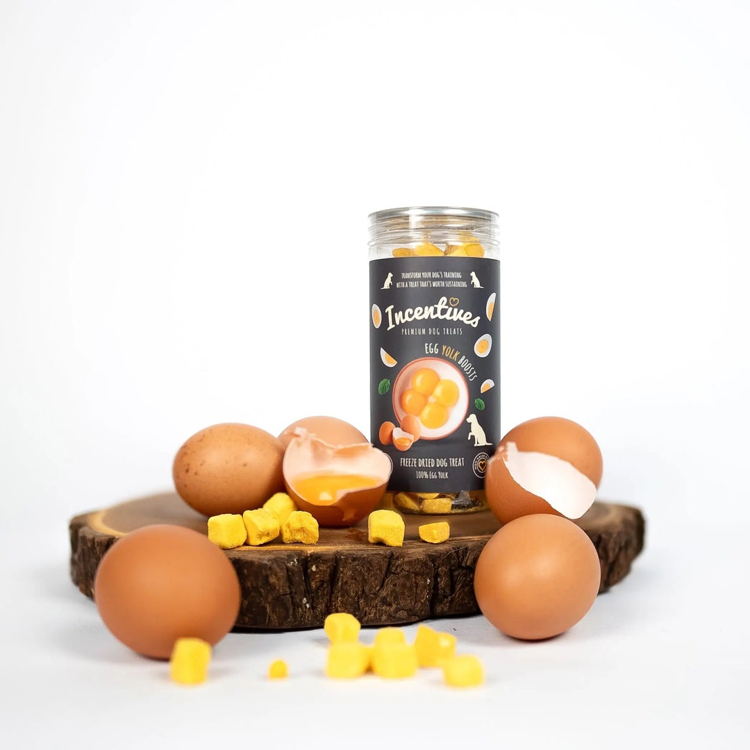 Egg Yolk Boosts - Dog Enrichment - Freeze Dried Treats - Etsy UK