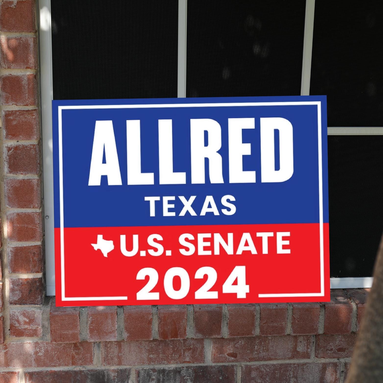 Colin Allred US Senate Yard Sign Coroplast US Senate Election Colin ...