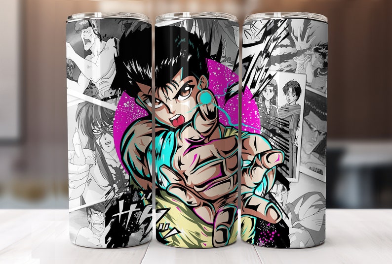 Anime Wrap, Anime Sublimation Wrap Designs, Anime 20 Oz Skinny Tumbler ...