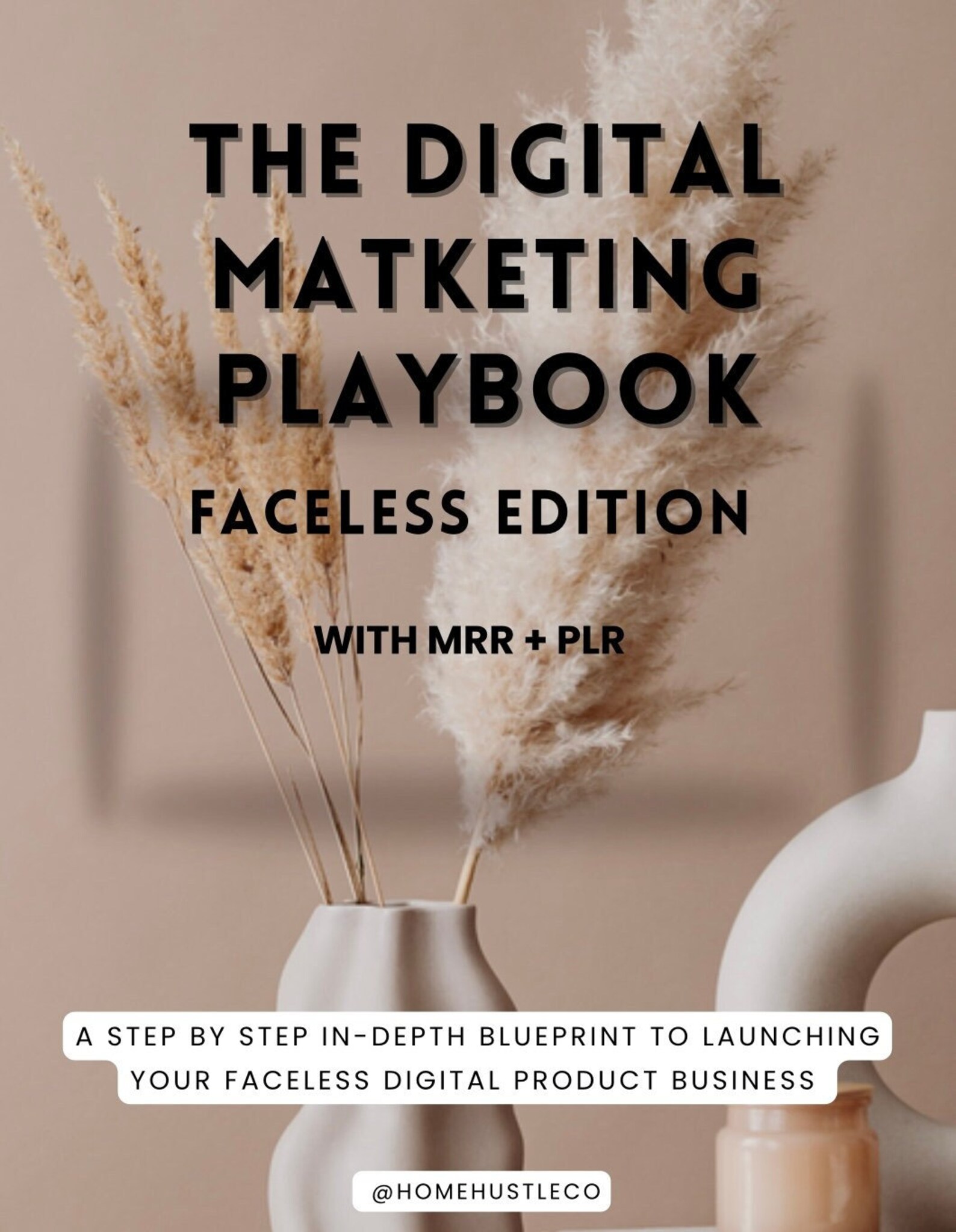 The Digital Marketing PLAYBOOK Faceless Edition With MRR + PLR - Etsy