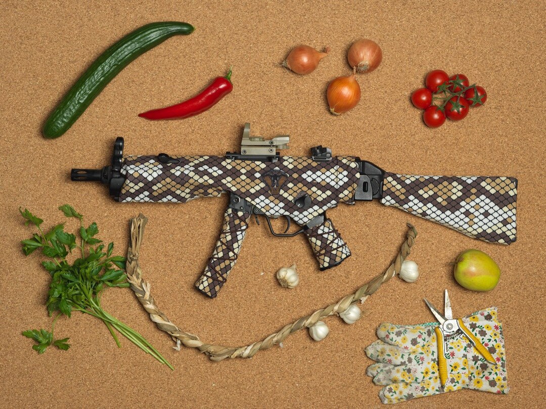 Softshell Wrap for MP5 Airsoft Replica Reusable Skin Garden Cobra - Etsy