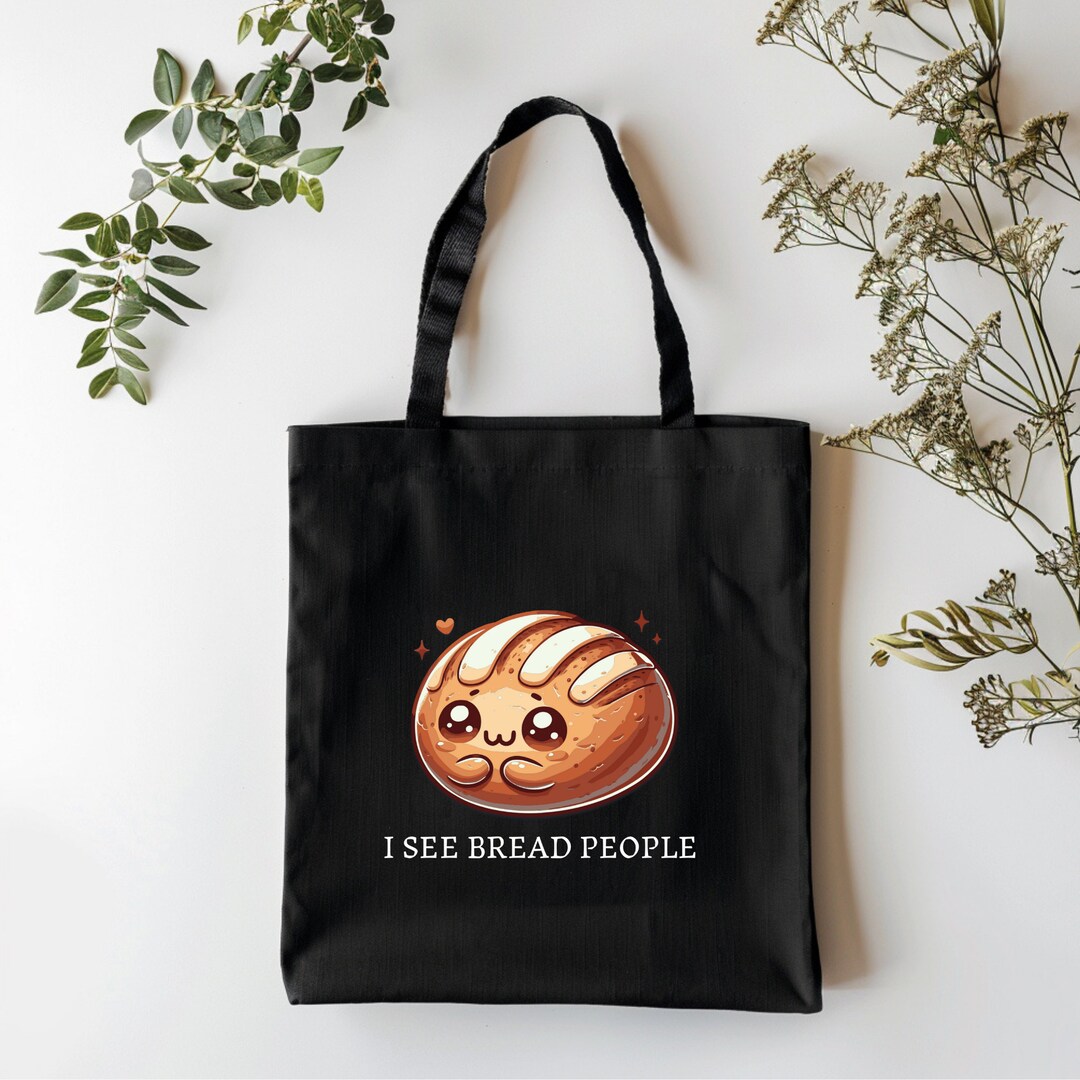 Sourdough Bread Tote Bag With Name, Sourdough Starter Gift Canvas ...