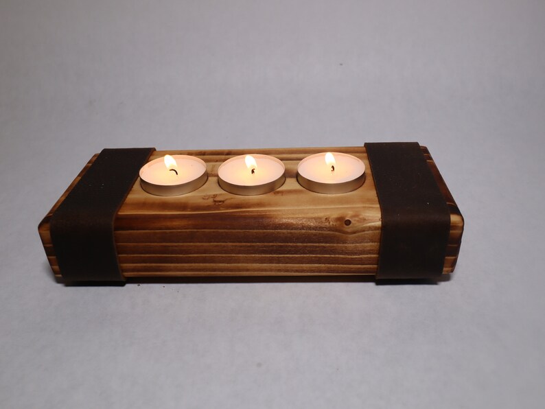 Wooden Tealight Holder | Candle Holder | Tealight Centerpiece | Wood ...