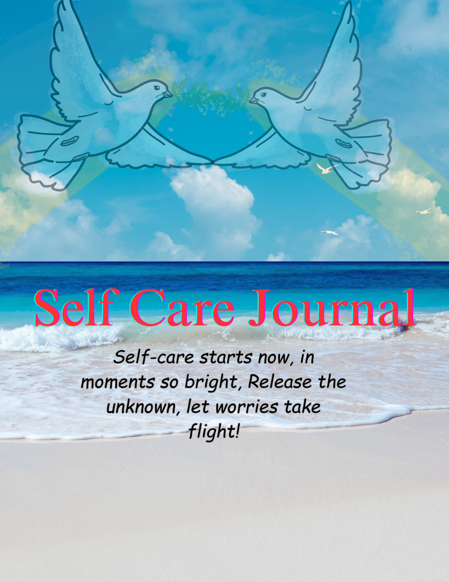 Colorful Self-care Journal Self-care Journal Digital Planner Daily ...
