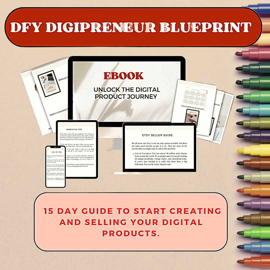 Done-for-you DIGIPRENEUR Blueprint PLR Beginner Guide to Start Your ...
