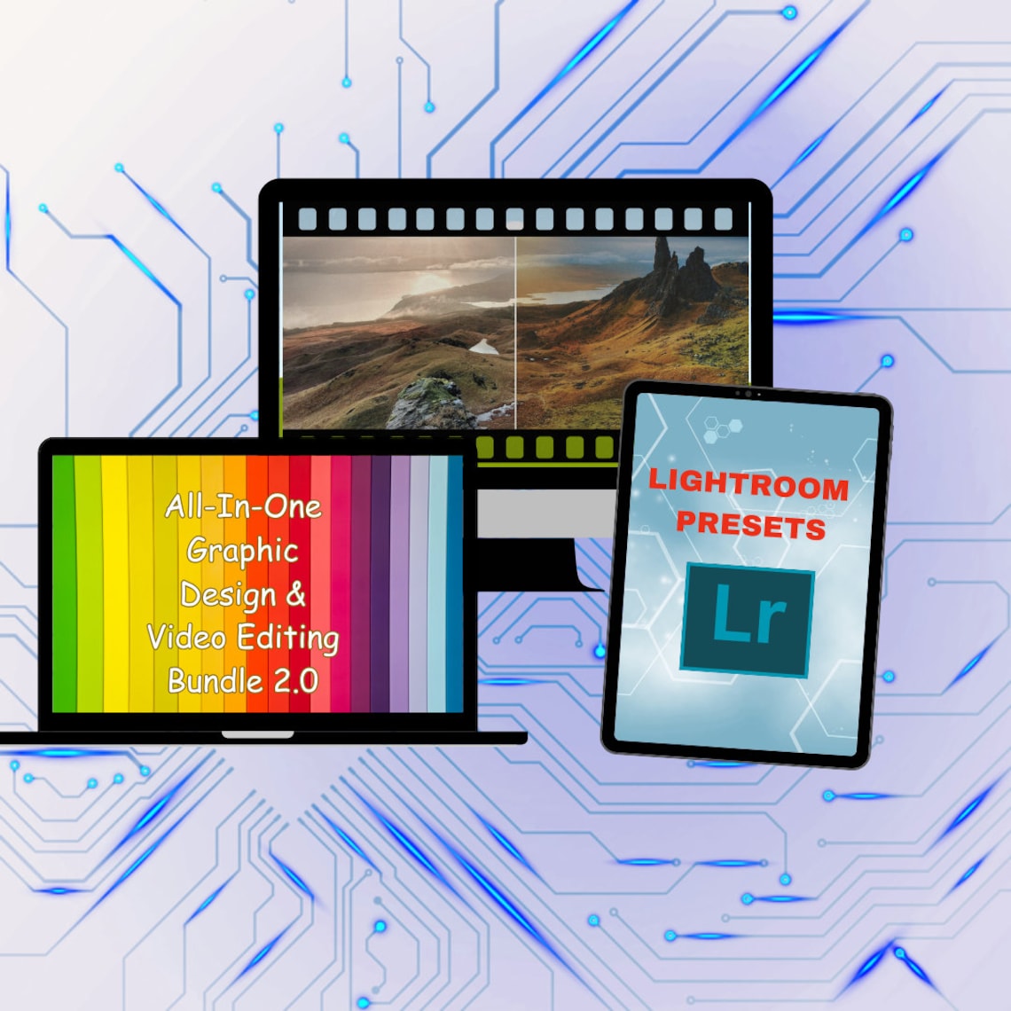 All-in-one Graphic Design & Video Editing Bundle 2.0 Plus Lightroom ...
