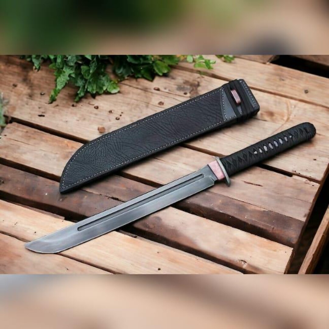 Handmade Full Tang Wakizashi Sword K110 BOHLER Steel Full Tang Blade ...