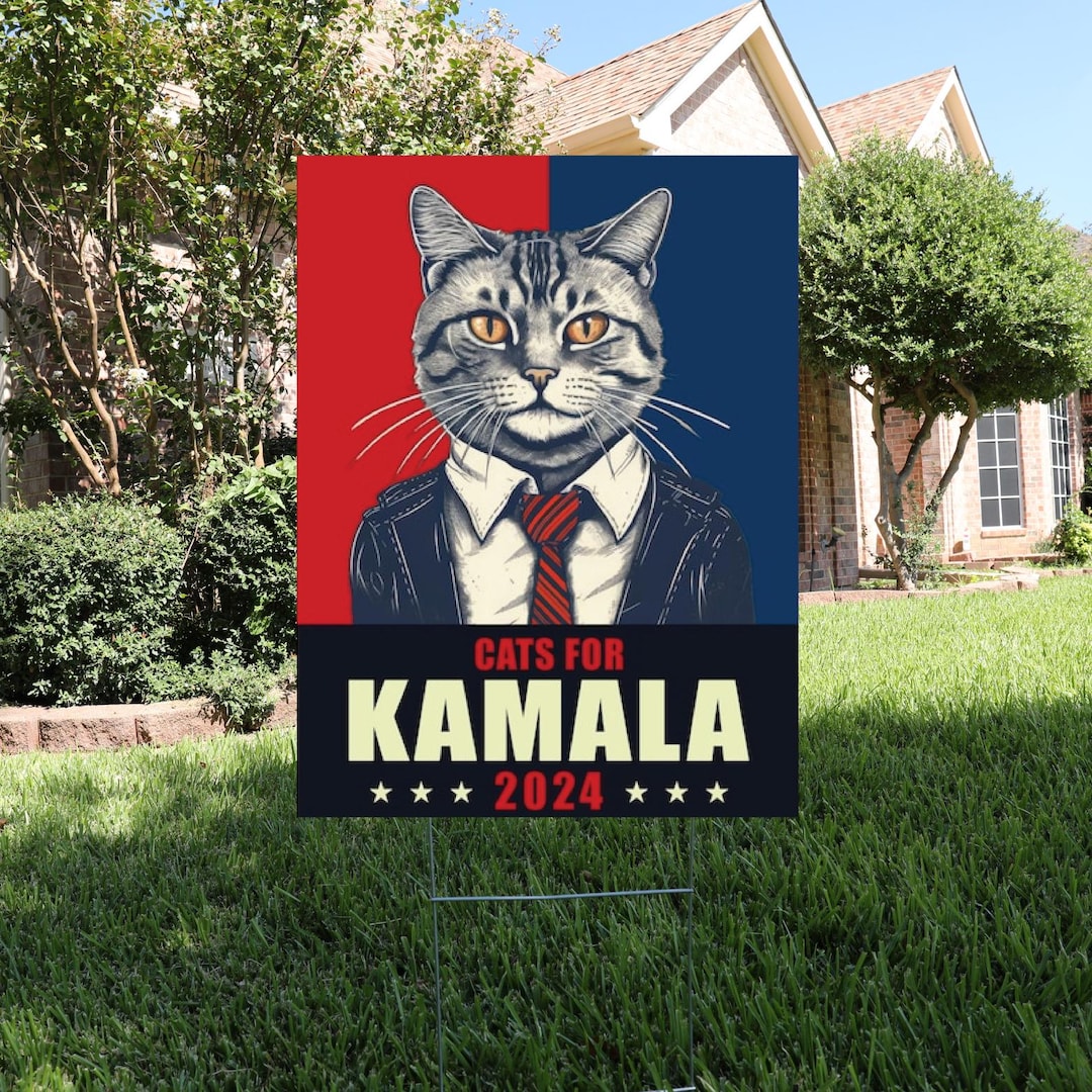 Kamala Harris 2024 Yard Sign Coroplast We Choose Freedom, Harris for ...