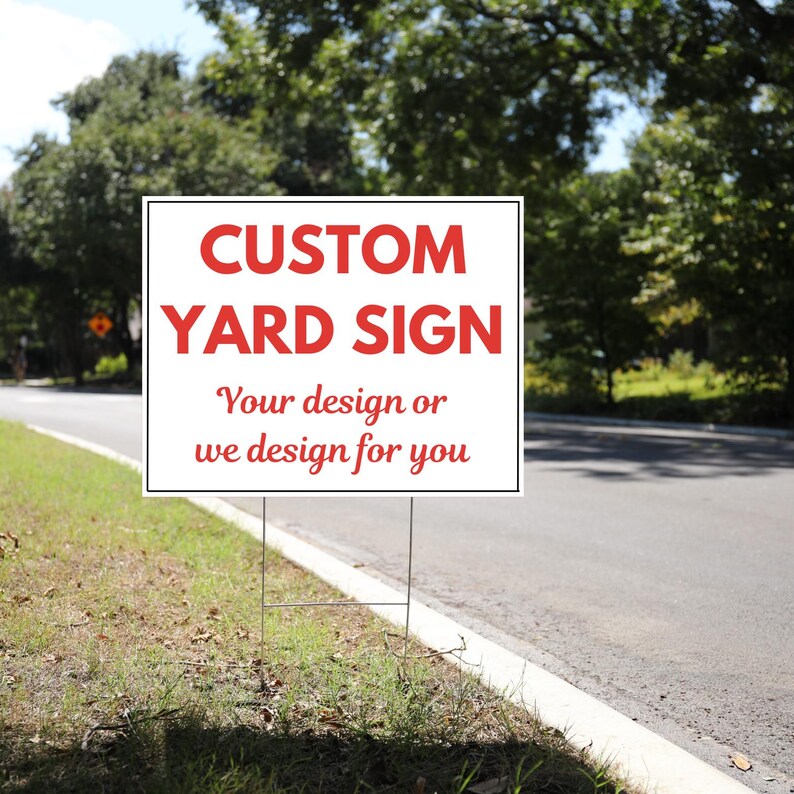 Custom Yard Sign, Personalized Yard Sign, Garden Gift, Outdoor Decor ...