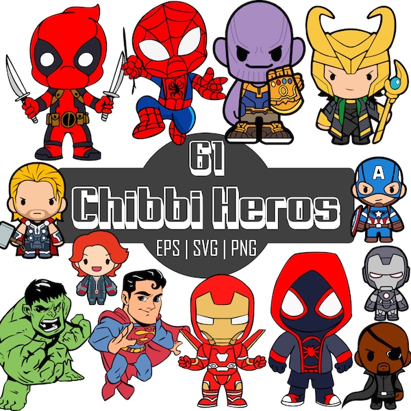 Superhero Svg - Etsy