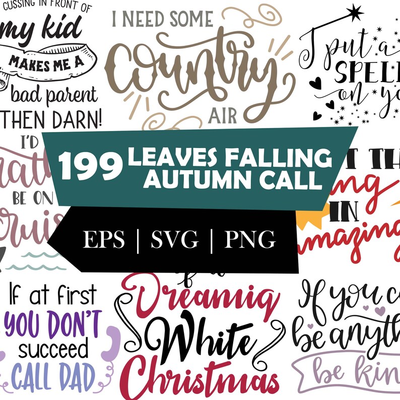 LEAVES ARE FALLING Autumn Svg Fall Svg Autumn Svg Fall Quotes Autumn ...
