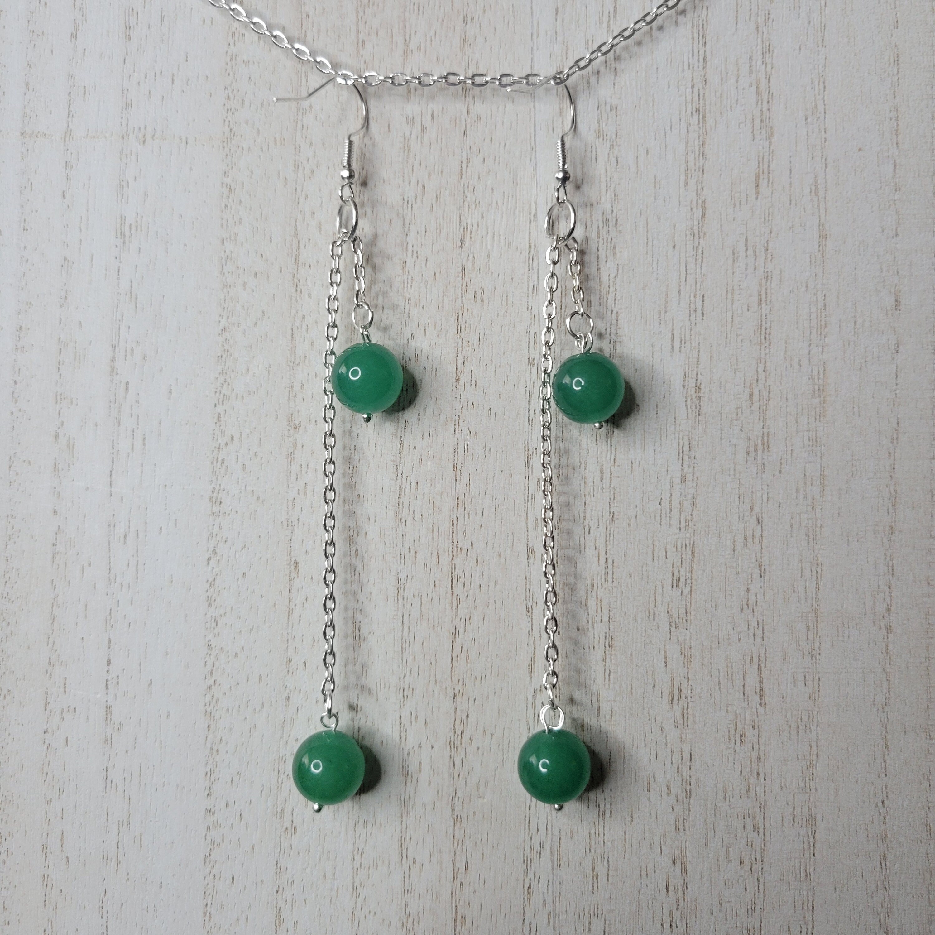 Jade Fidget Spinner Earrings - Etsy