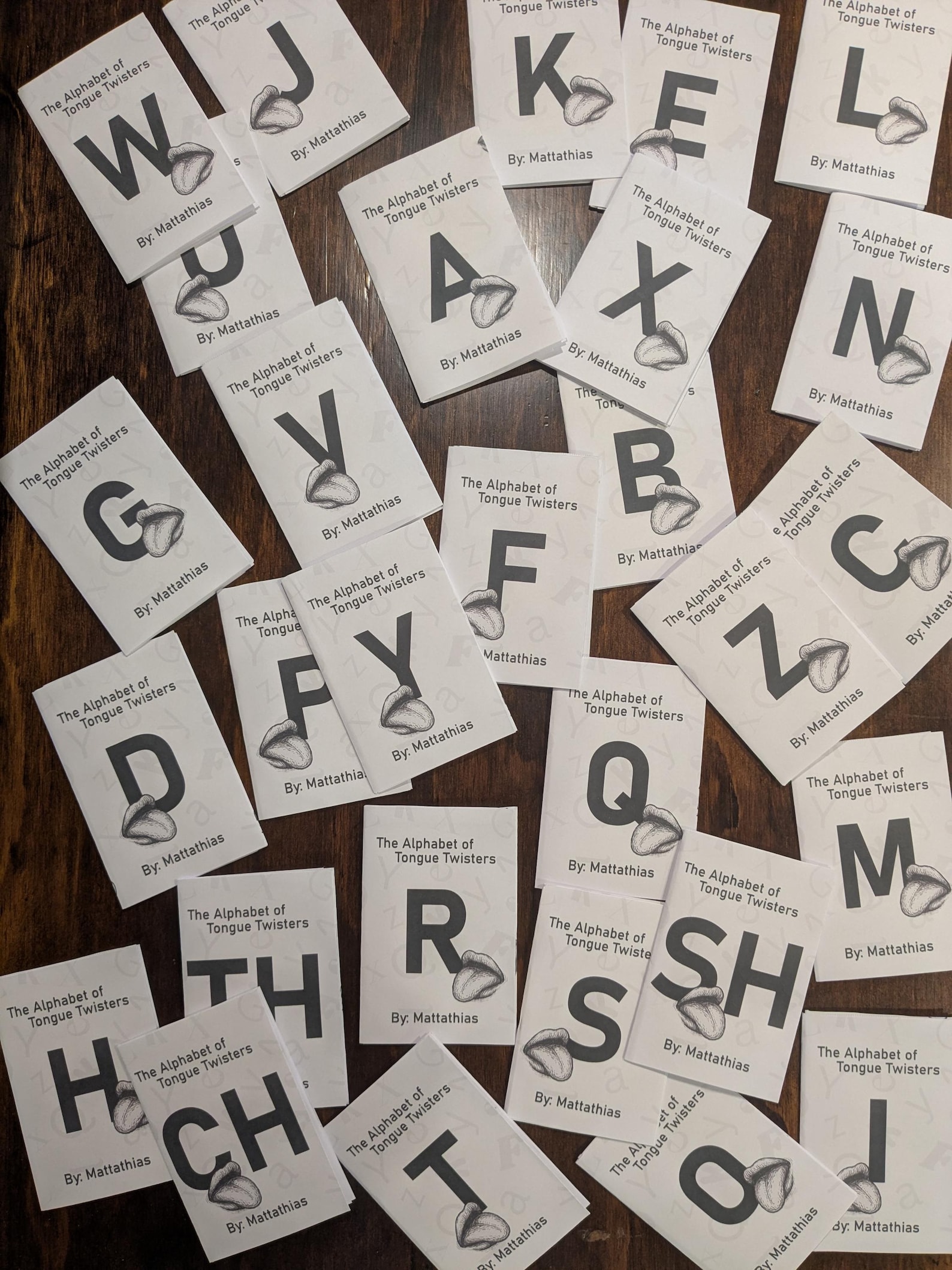 Tongue Twister Alphabet Zines - Etsy