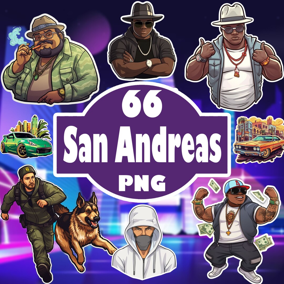 Gta San Andreas Design Gta Cj PNG Gta Cj Design T-shirt POD Design Gta ...