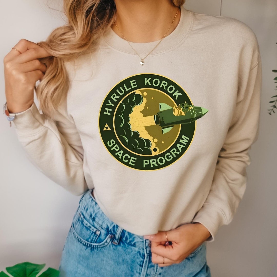 Korok Space Program Sweatshirt, Zelda Korok, Hyrule Korok Sweatshirt ...
