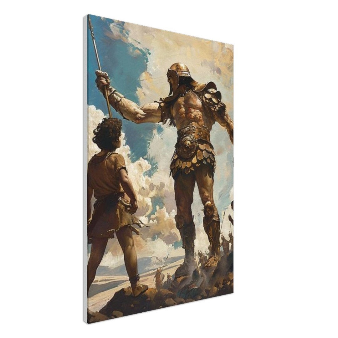 David Faces off With Goliath - Etsy