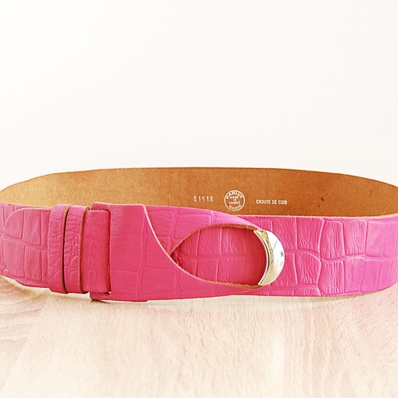 Pink Belt - Etsy