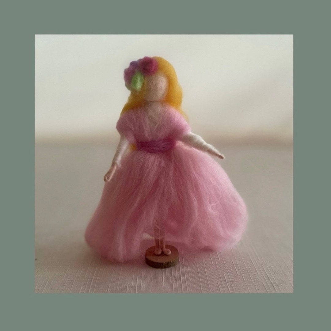 Lady Spring Wool Fairy Bendy Doll Forest Folk School - Etsy