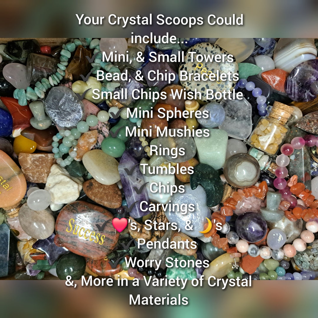 Crystal Confetti Scoop, Mystery Small, & Mini Crystals: Chips, Wish ...